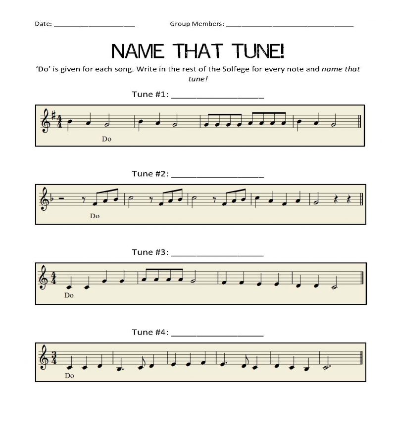 solfege worksheet Archives | Music Service Learning